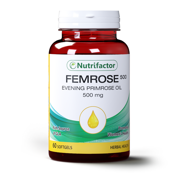 Nutrifactor’s Femrose 500 are convenient-to-use softgels, filled with ...