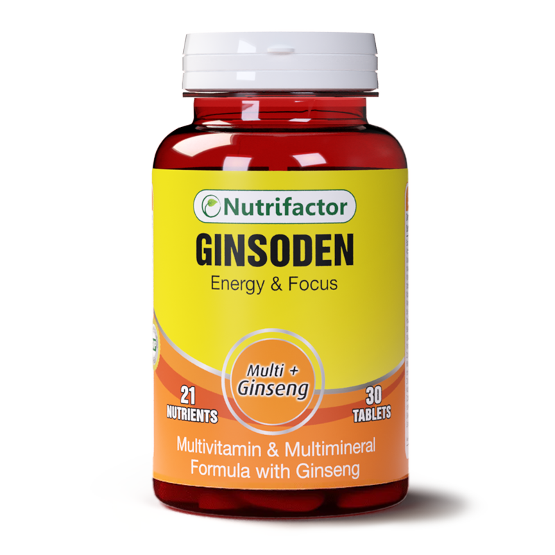Ginsoden is a multivitamin formula with the support of minerals and ...