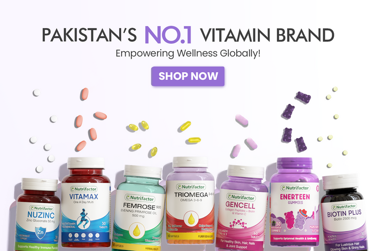 Nutrifactor | Pakistan's No.1 Vitamin Brand